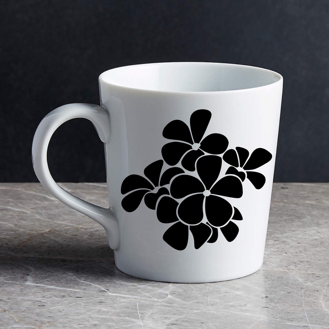 Plumeria Flower SVG 5-pack - Etsy