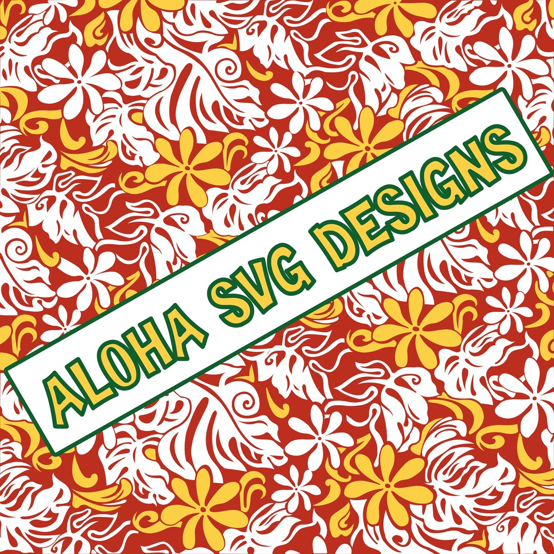SVG/PNG/PDF Large Hawaiian Pikake Flower Tribal Background - Etsy