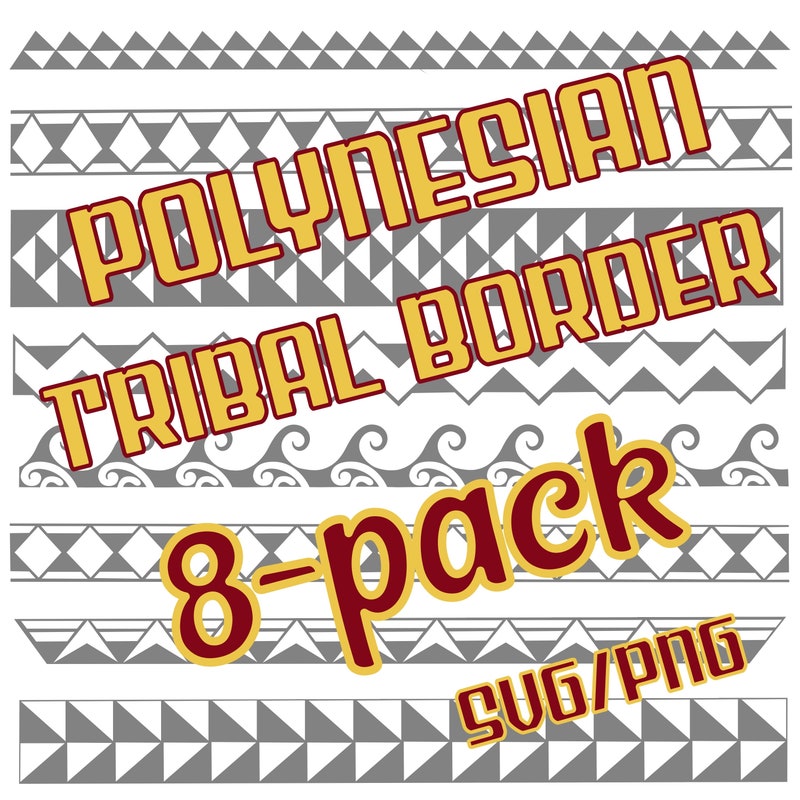Polynesian Svg - Etsy