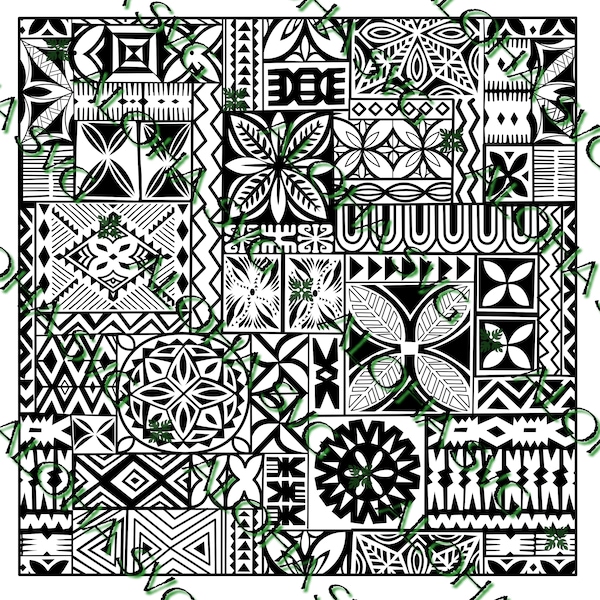 Samoan Pattern - Etsy Australia