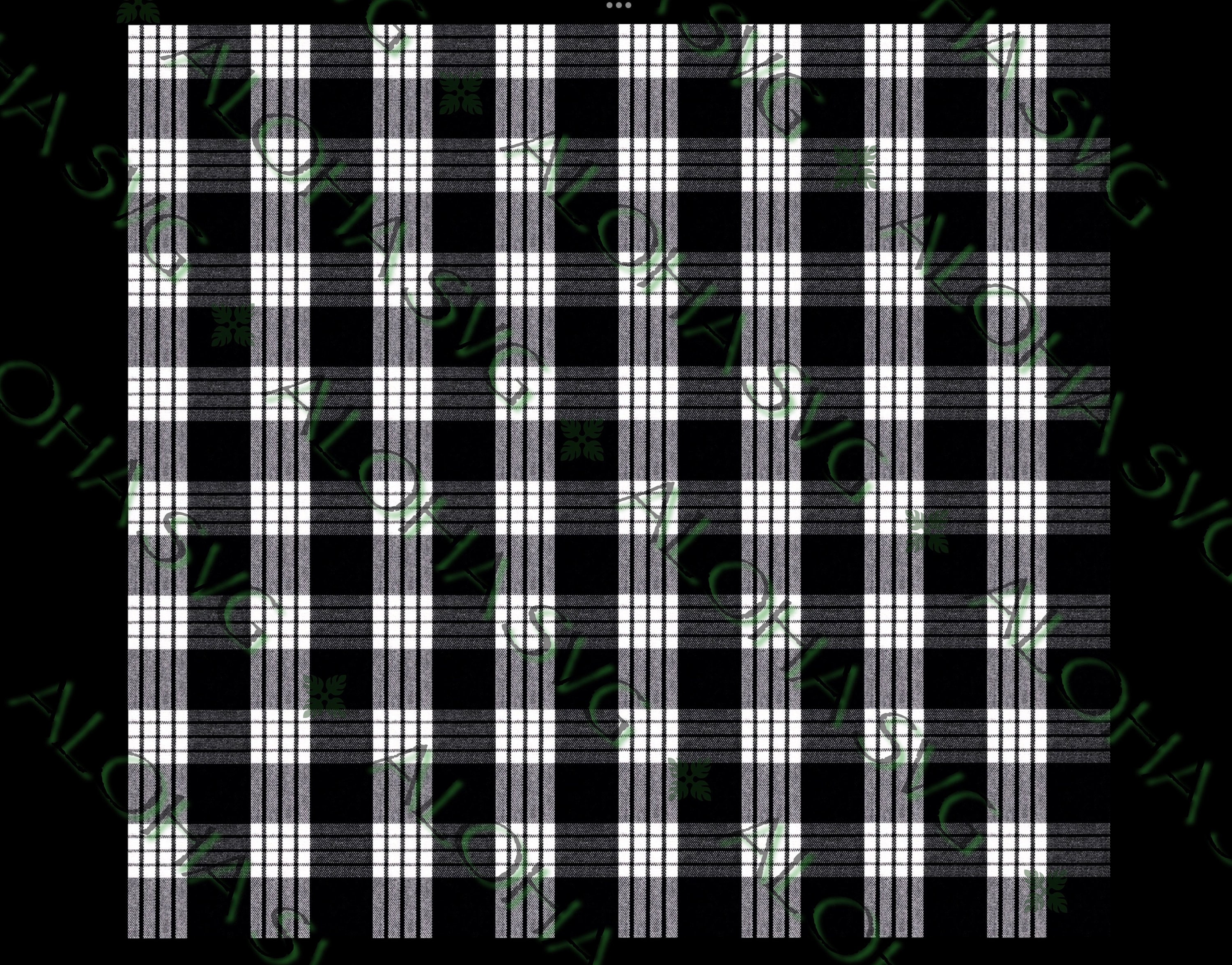 New Hawaiian Black Palaka Background PNG - Etsy