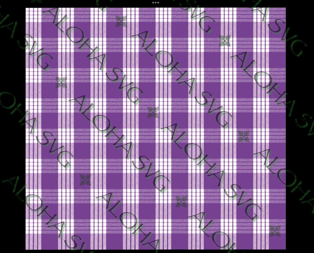 New! Hawaiian Purple Palaka Background PNG - Etsy