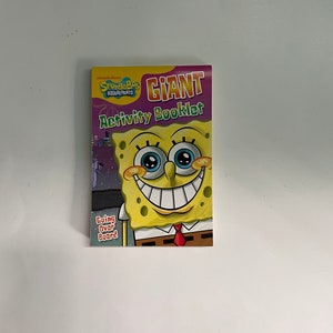 Spongebob Squarepants Giant Activity Booklet Called Going Over Board - Etsy