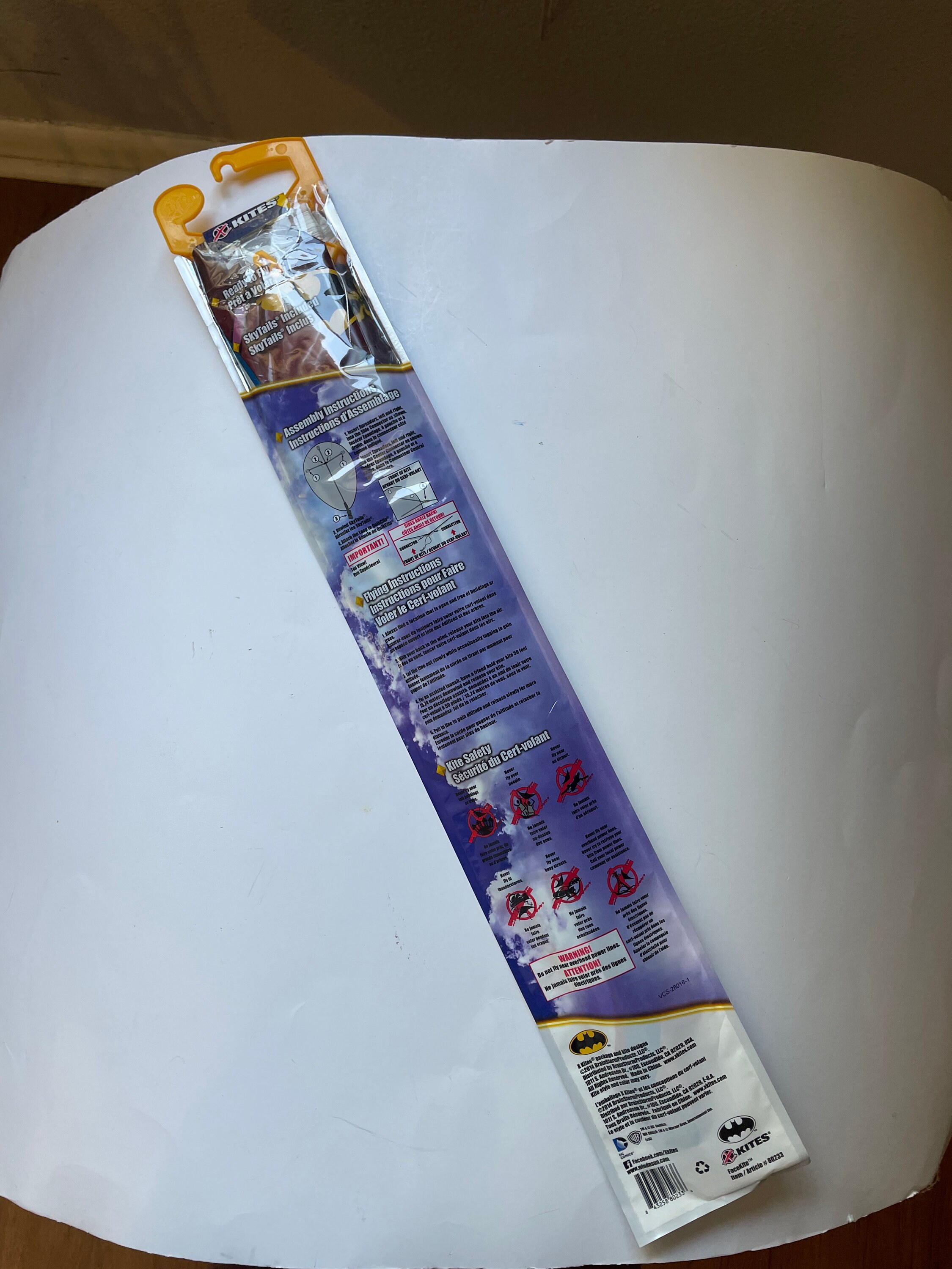 20 Inch Tall Batman Ready to Fly Poly Face Kite With Handle Line & Quik ...