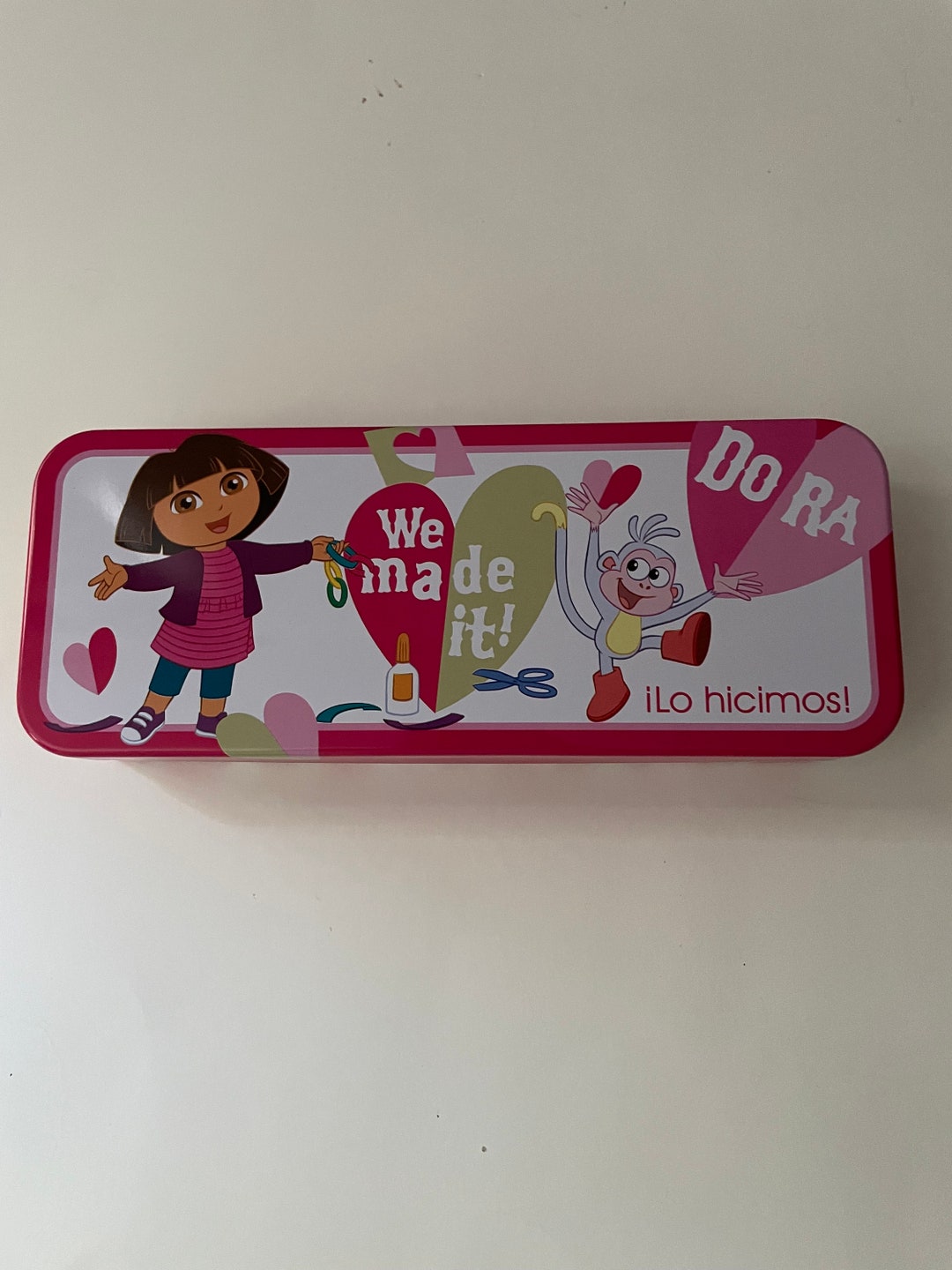 Dora the Explorer and Boots We Did It Unique Tin Box for Pens Pencils ...