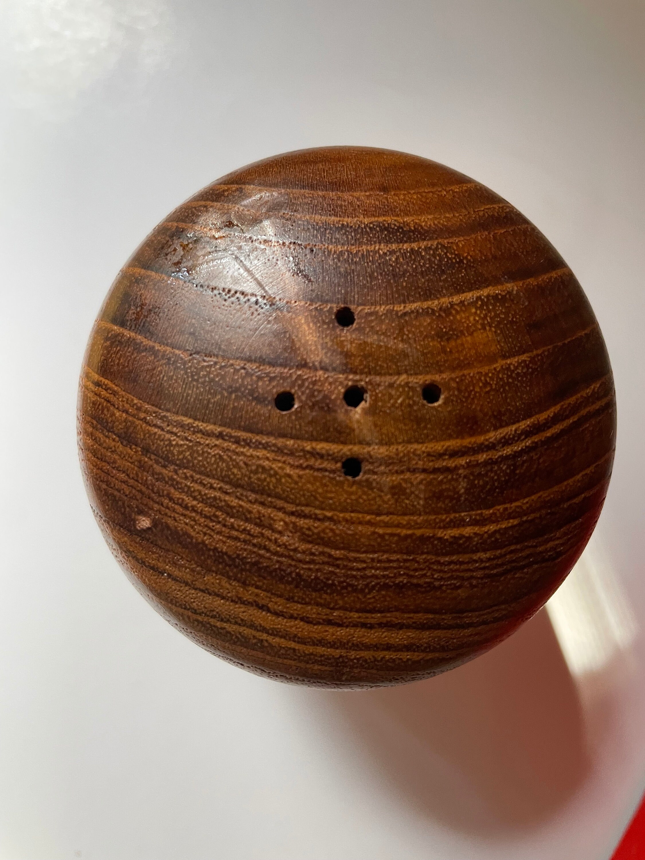 One Set of Solid Teak Wood Salt and Pepper Shakers - Etsy