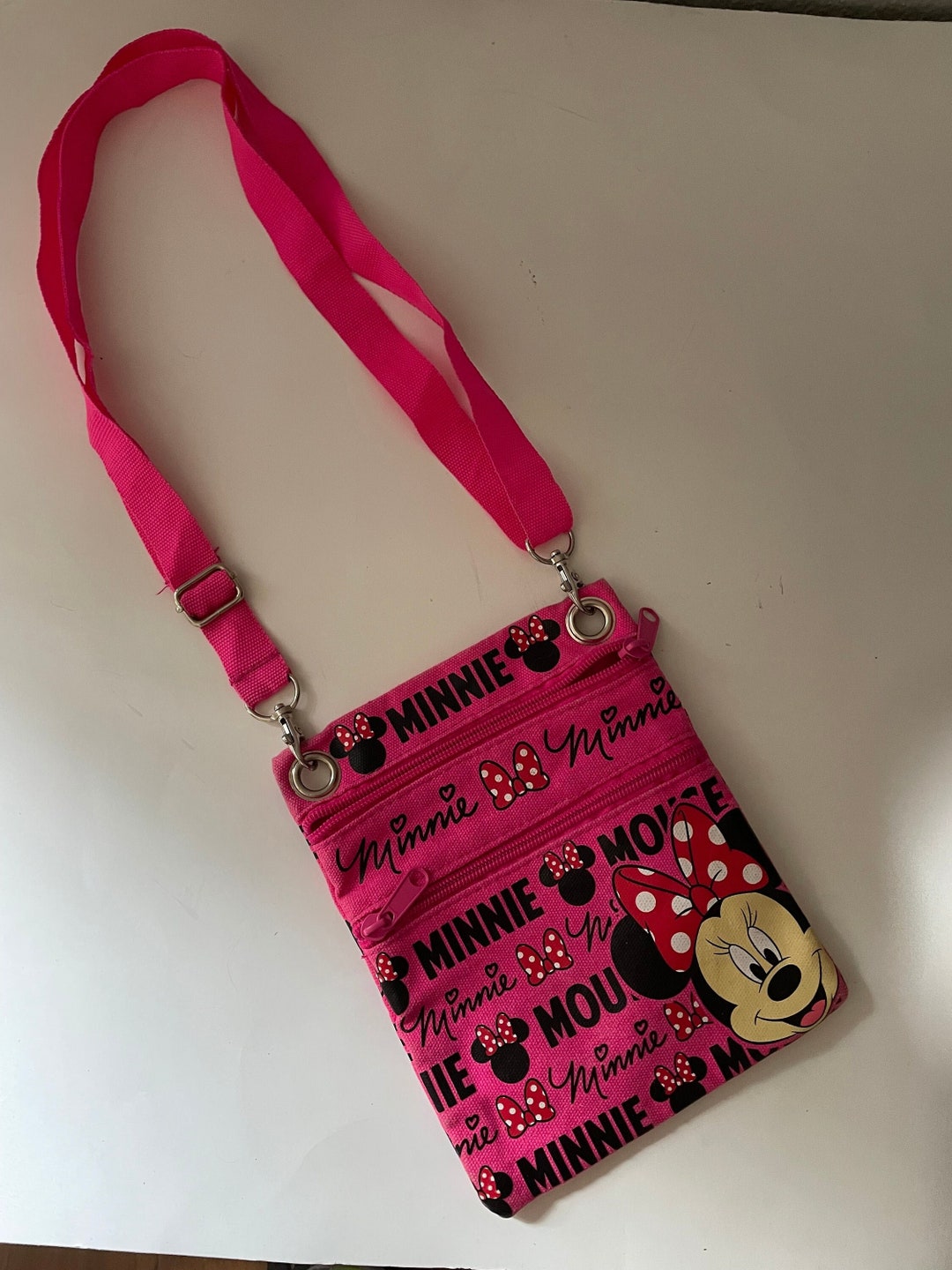 Minnie Mouse Purse With Two Adjustable Straps With Bows - Etsy