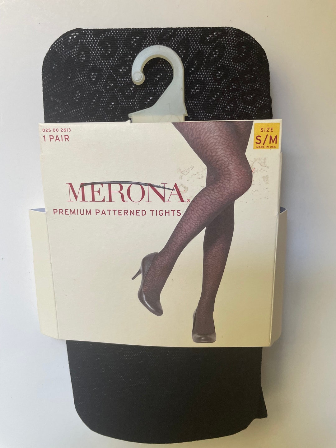 Merona Premium Patterned S/M Sheer Opaque Animal Ebony Tights - Etsy
