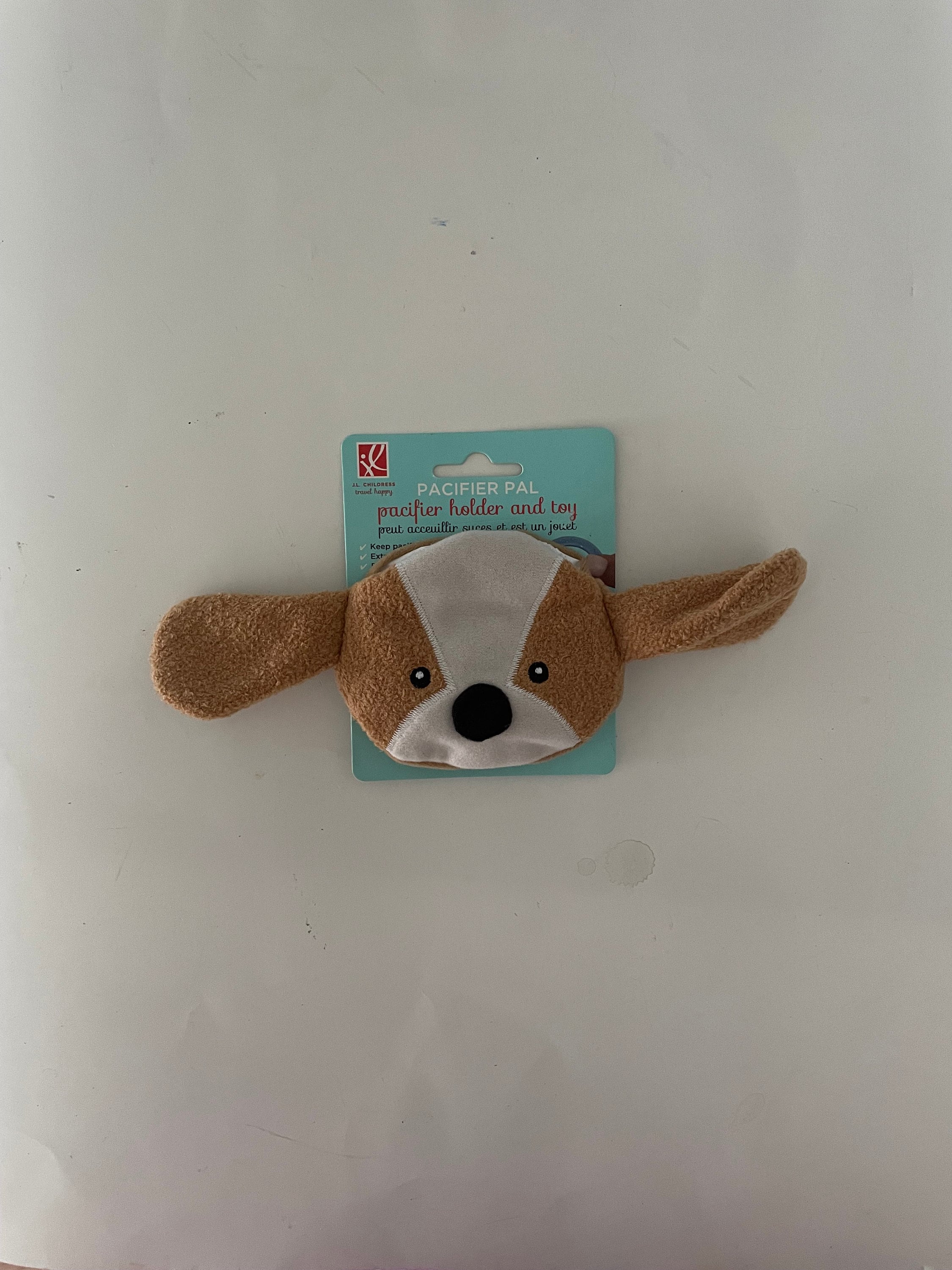 Brown Puppy Pacifier Pal Holder and Toy With Extra Long Strap - Etsy