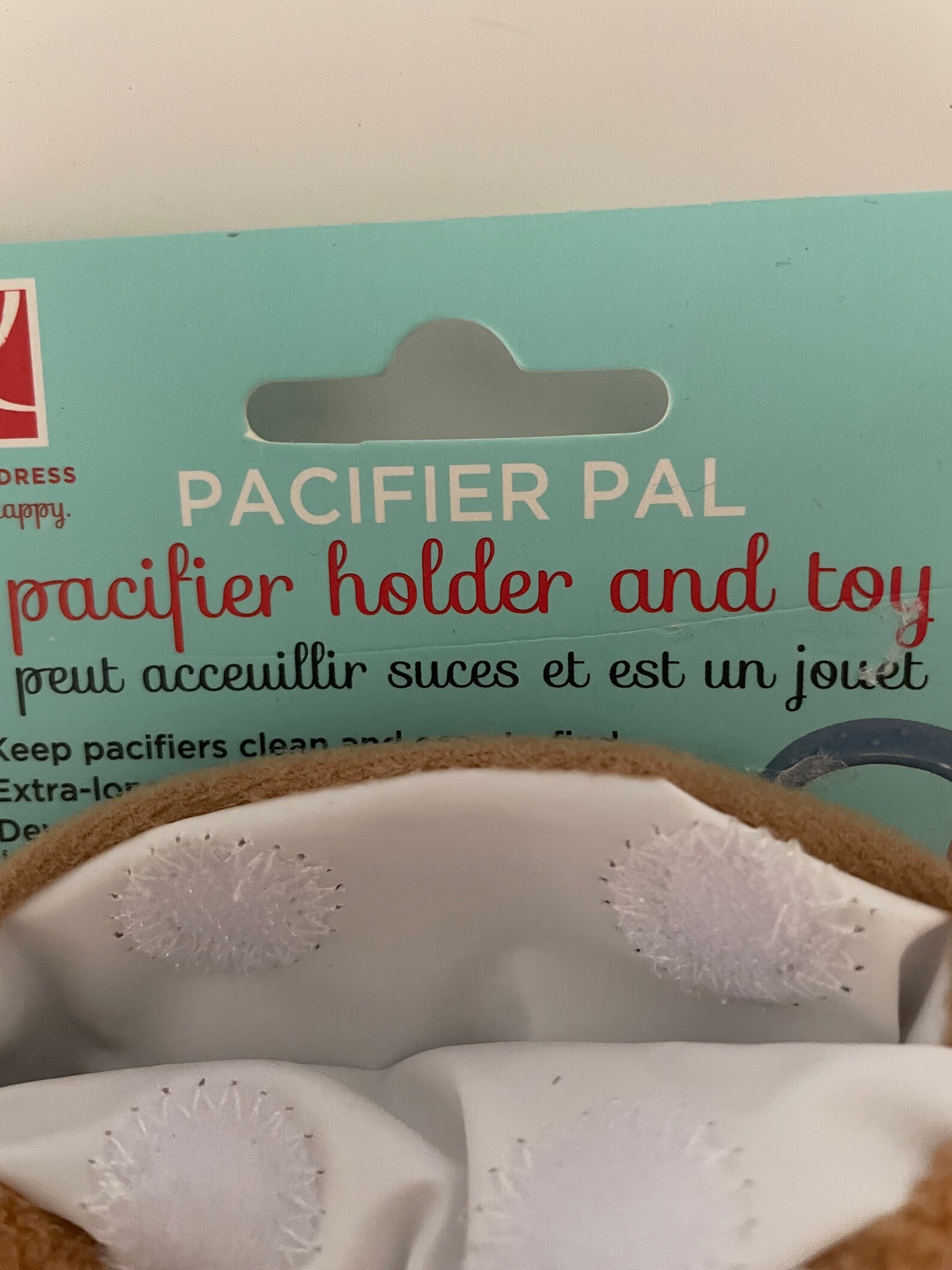 Brown Puppy Pacifier Pal Holder and Toy With Extra Long Strap - Etsy