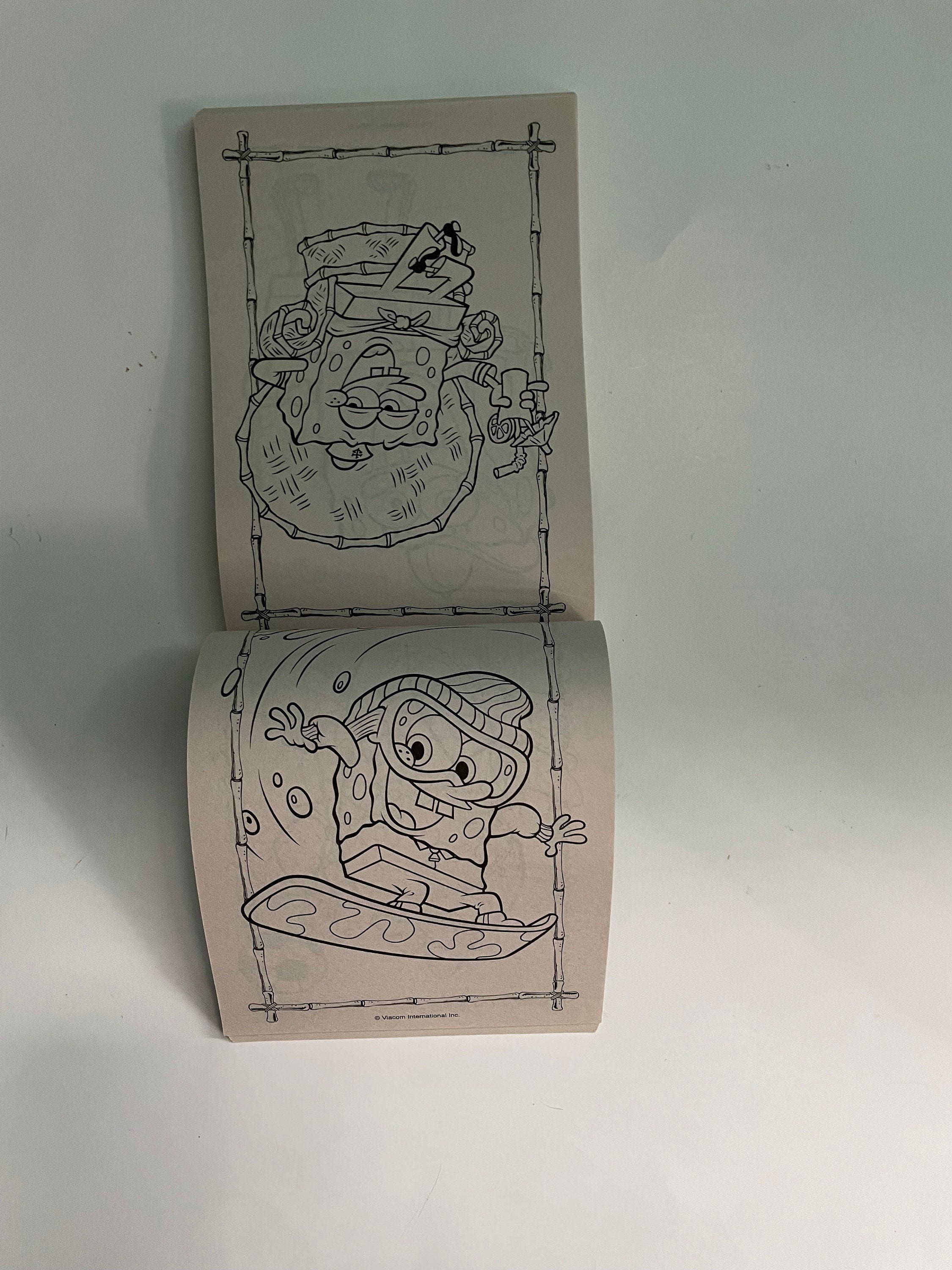 Spongebob Squarepants Giant Activity Booklet Called Going Over Board - Etsy
