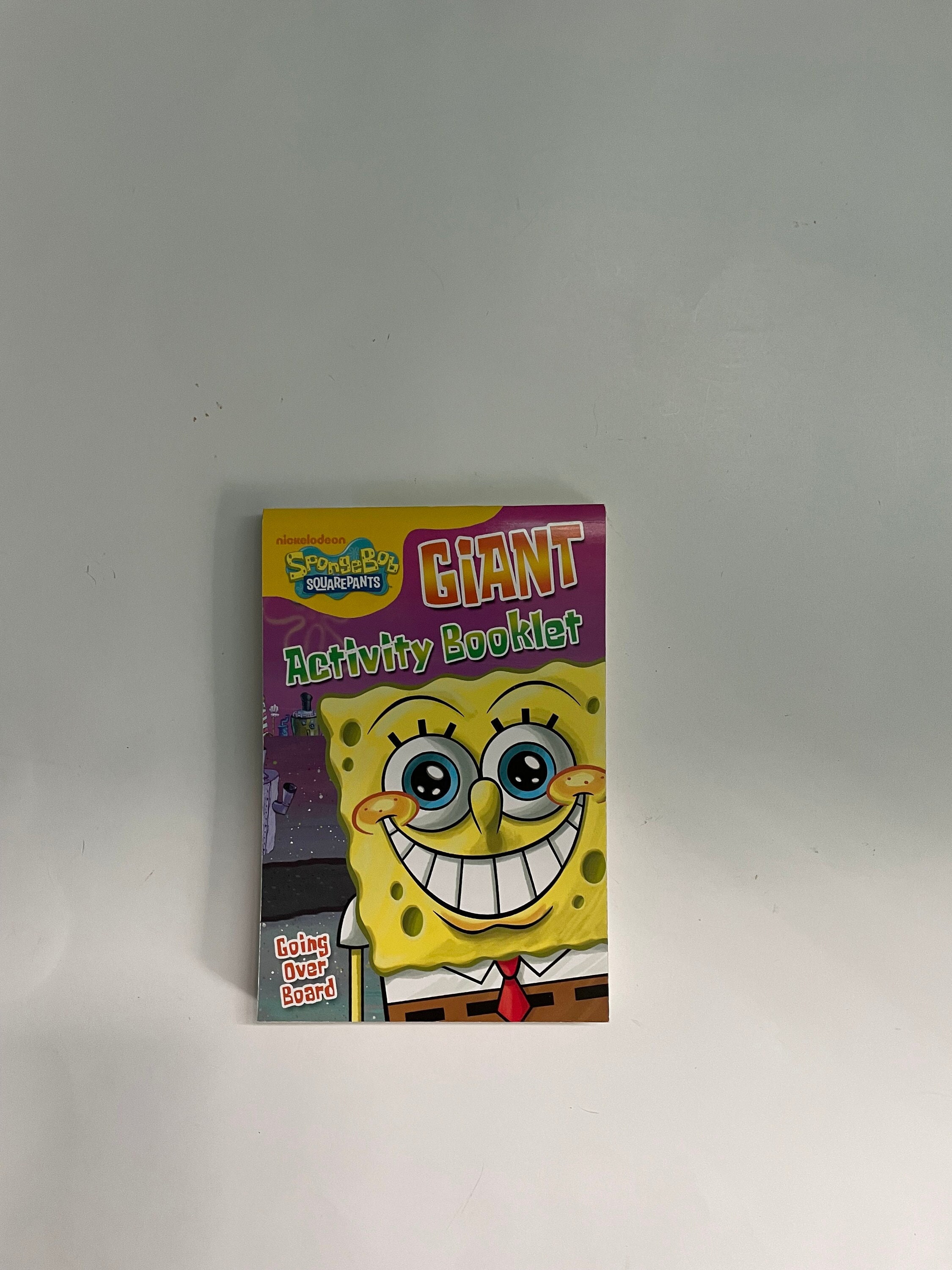 Spongebob Squarepants Giant Activity Booklet Called Going Over Board - Etsy