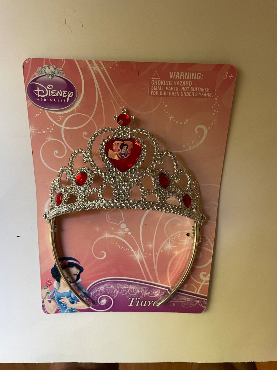 Disney Princess Pretty Tiara With Red Rhinestone - Etsy