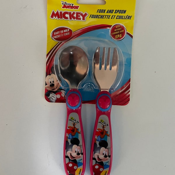Mickey Mouse Spoon Fork - Etsy