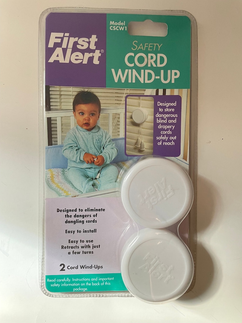 First Alert Easy to Install Safety Cord Wind up for Draperery Cords and ...