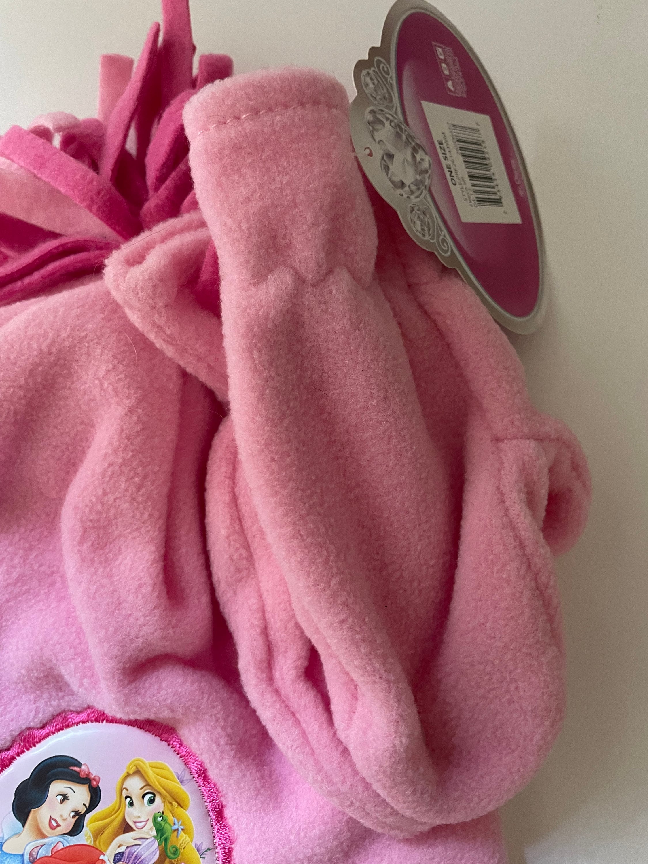 Disney Princesses Matching Pink Fleece Set Mittens and Hat - Etsy