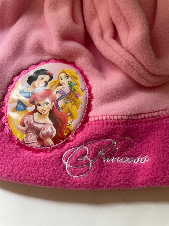 Disney Princesses Matching Pink Fleece Set Mittens An… - Gem