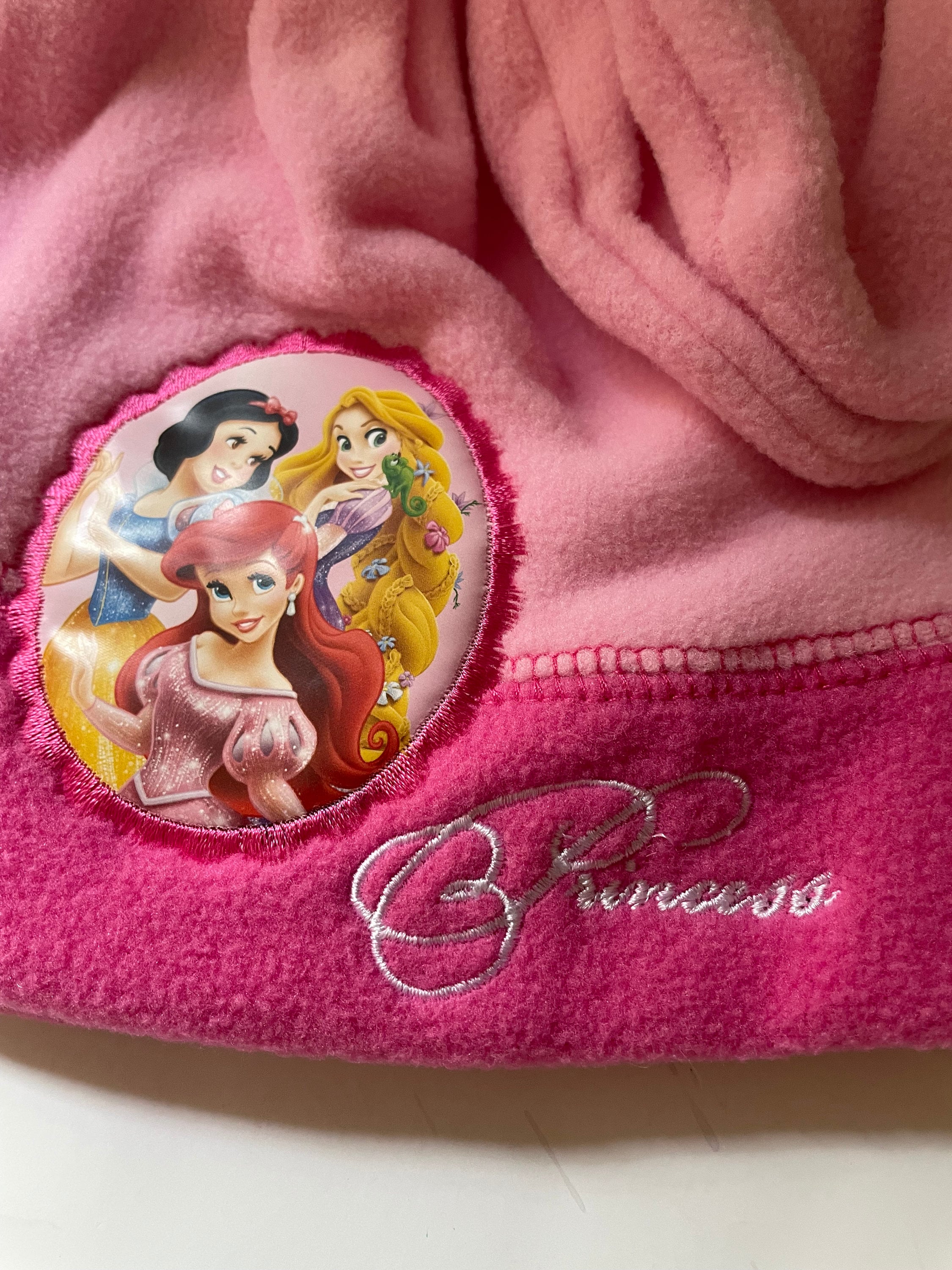Disney Princesses Matching Pink Fleece Set Mittens and Hat - Etsy