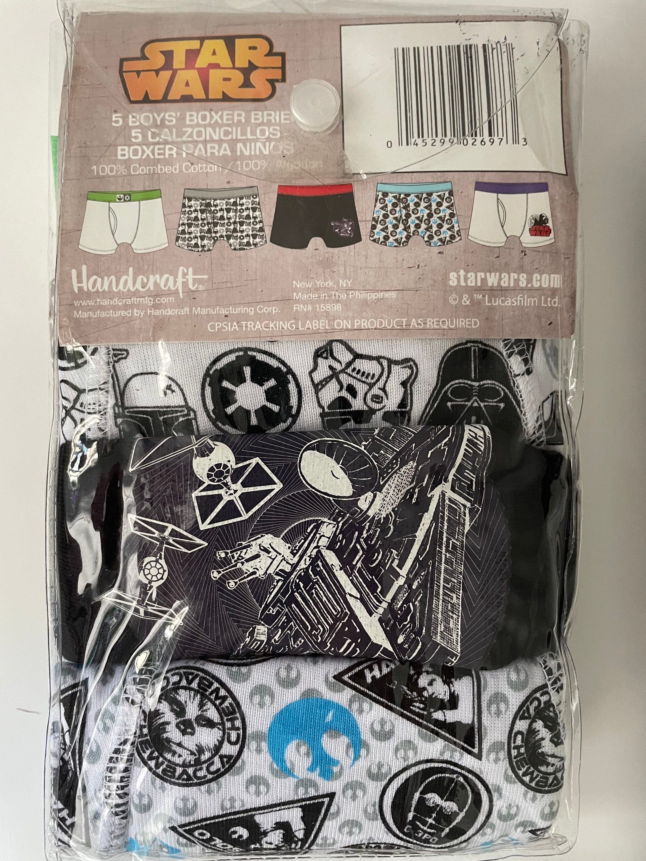 Five Different Pairs Star Wars Boy's Size 4 Boxer Briefs - Etsy
