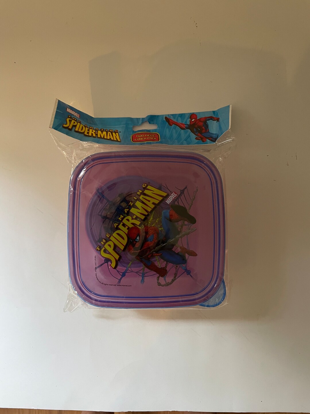 Marvel the Amazing Spider-man Lunch Pack With Two Pieces - Etsy