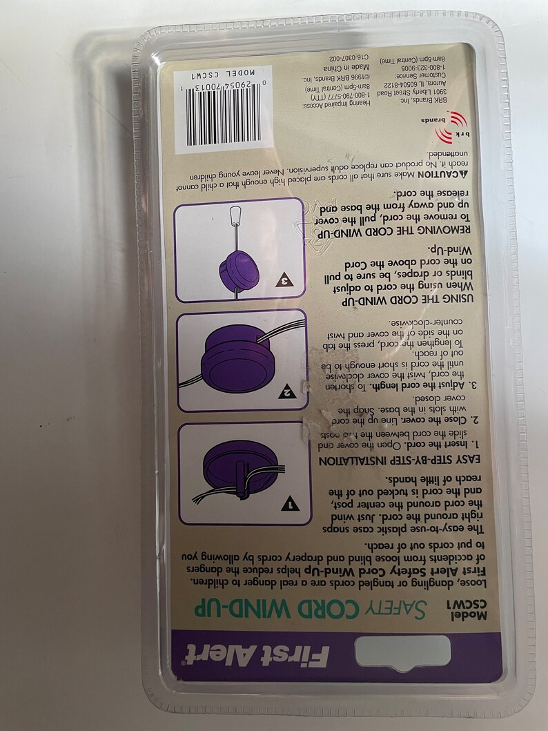 First Alert Easy to Install Safety Cord Wind up for Draperery Cords and ...