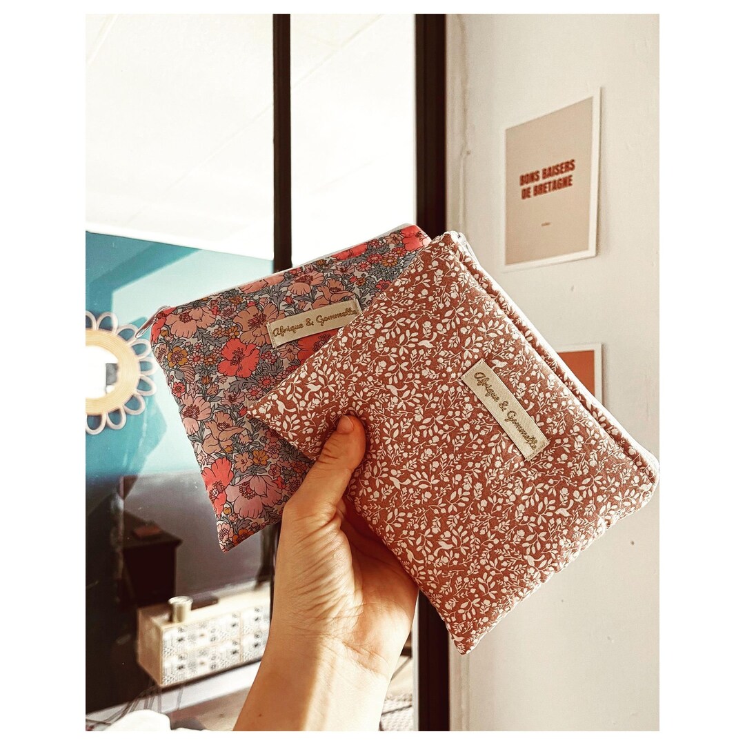 Petite trousse plate tissus personnalisable - Etsy France
