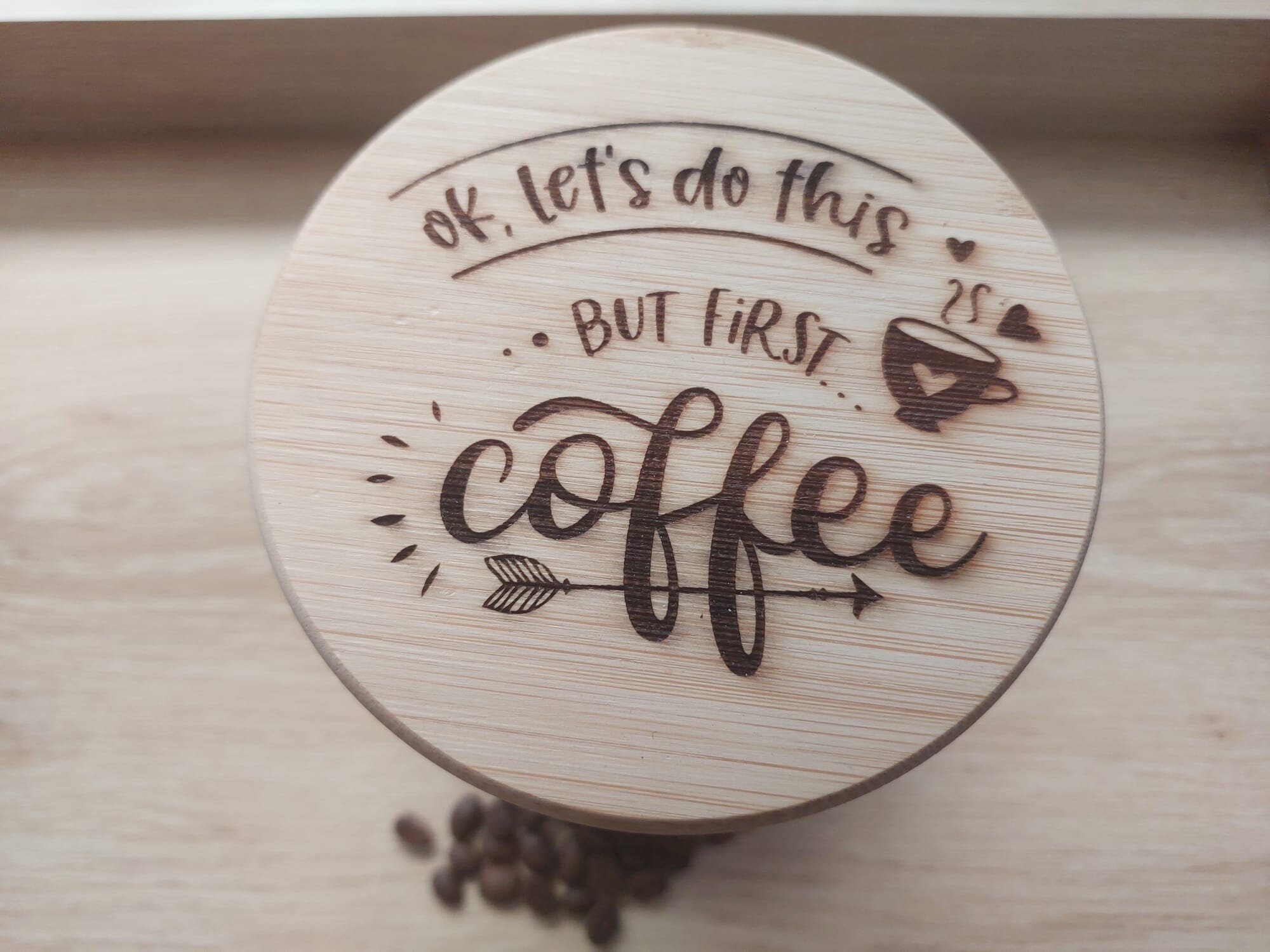 Laser Engraved Bamboo Lolly Sweet Candy Cookie Biscuit Jar - Etsy Australia