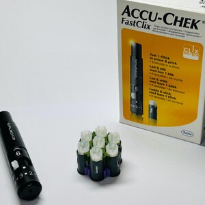 Accu-check Fastclix Lancet Drum Organizers - 2 Pack Hexagonal - Holds 7 ...