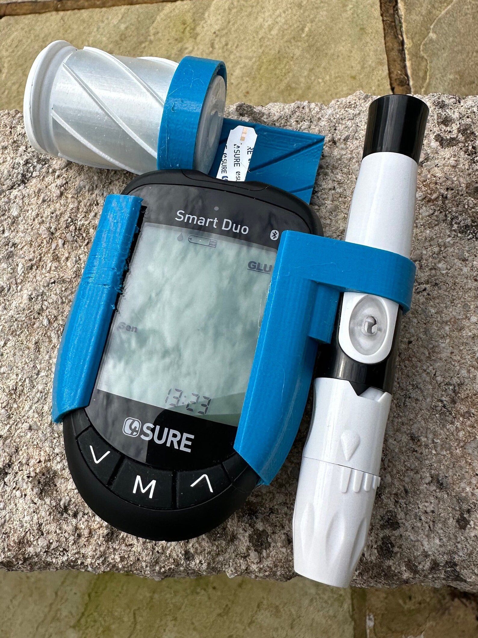 4sure Smart Duo Case - Glucose Meter Travel Organizer With AirTag ...