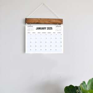 2025 Minimalist Printable Monthly Calendar Template | INSTANT DOWNLOAD ...