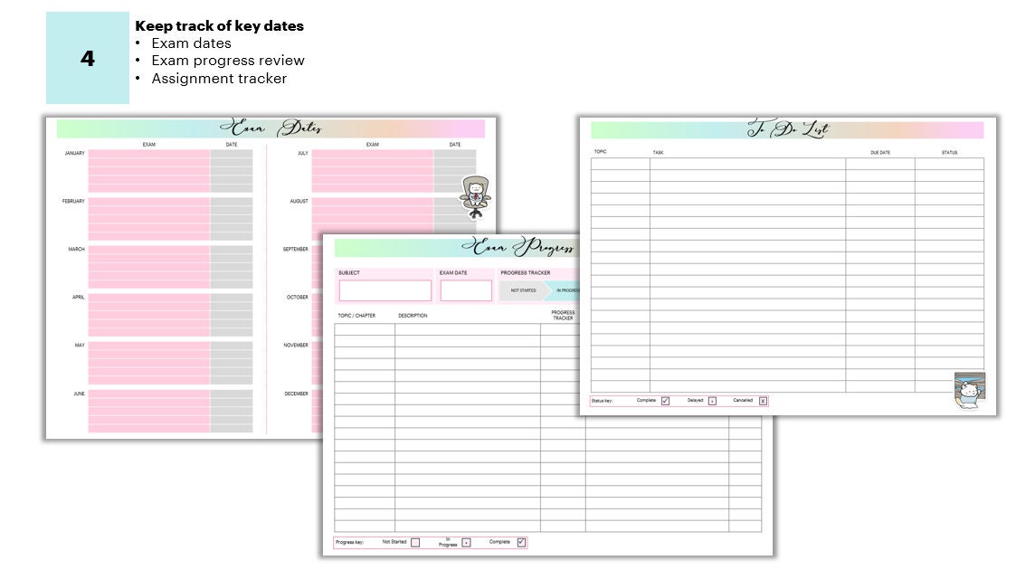The Ultimate Student Planner, Ultimate Student Exam Prep Kit, Printable ...