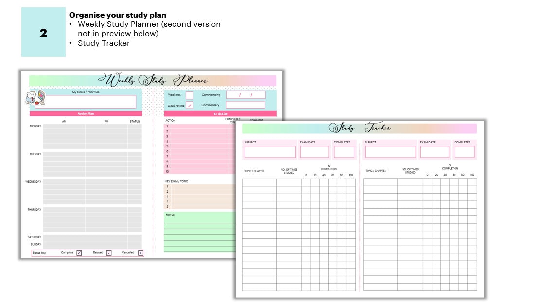 The Ultimate Student Planner, Ultimate Student Exam Prep Kit, Printable ...