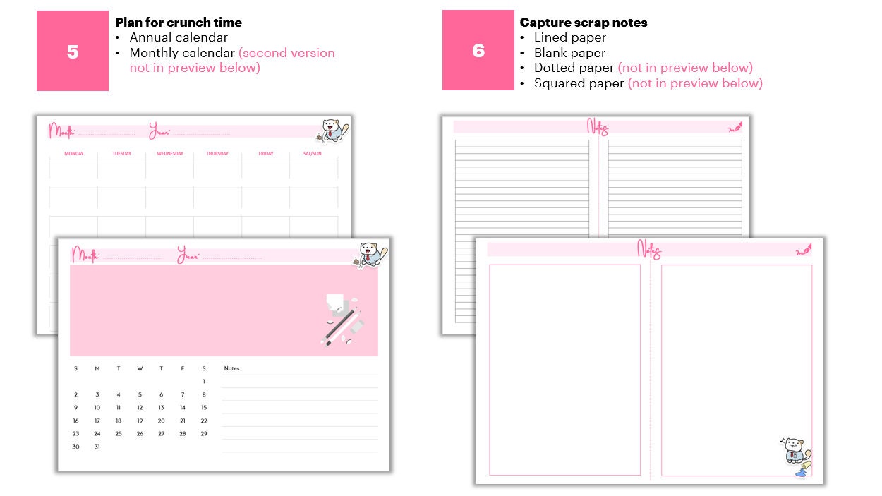 Student Exam Prep Kit, Printable Exam Planner, College Exam Study ...
