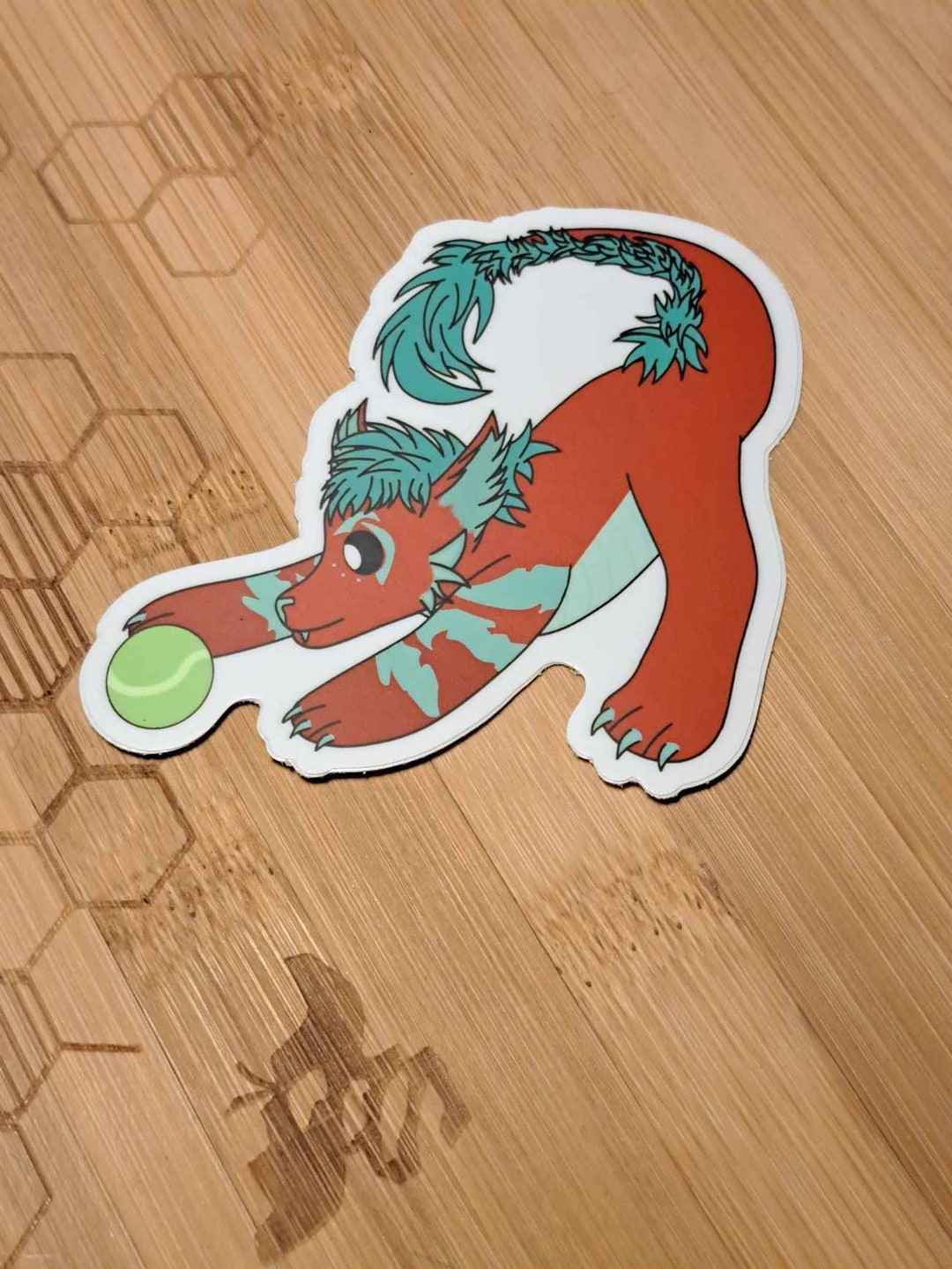 Drake Hound: Brimstone Sticker - Etsy Österreich