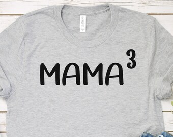 Mom of 3 Pregnancy Shirt - Etsy