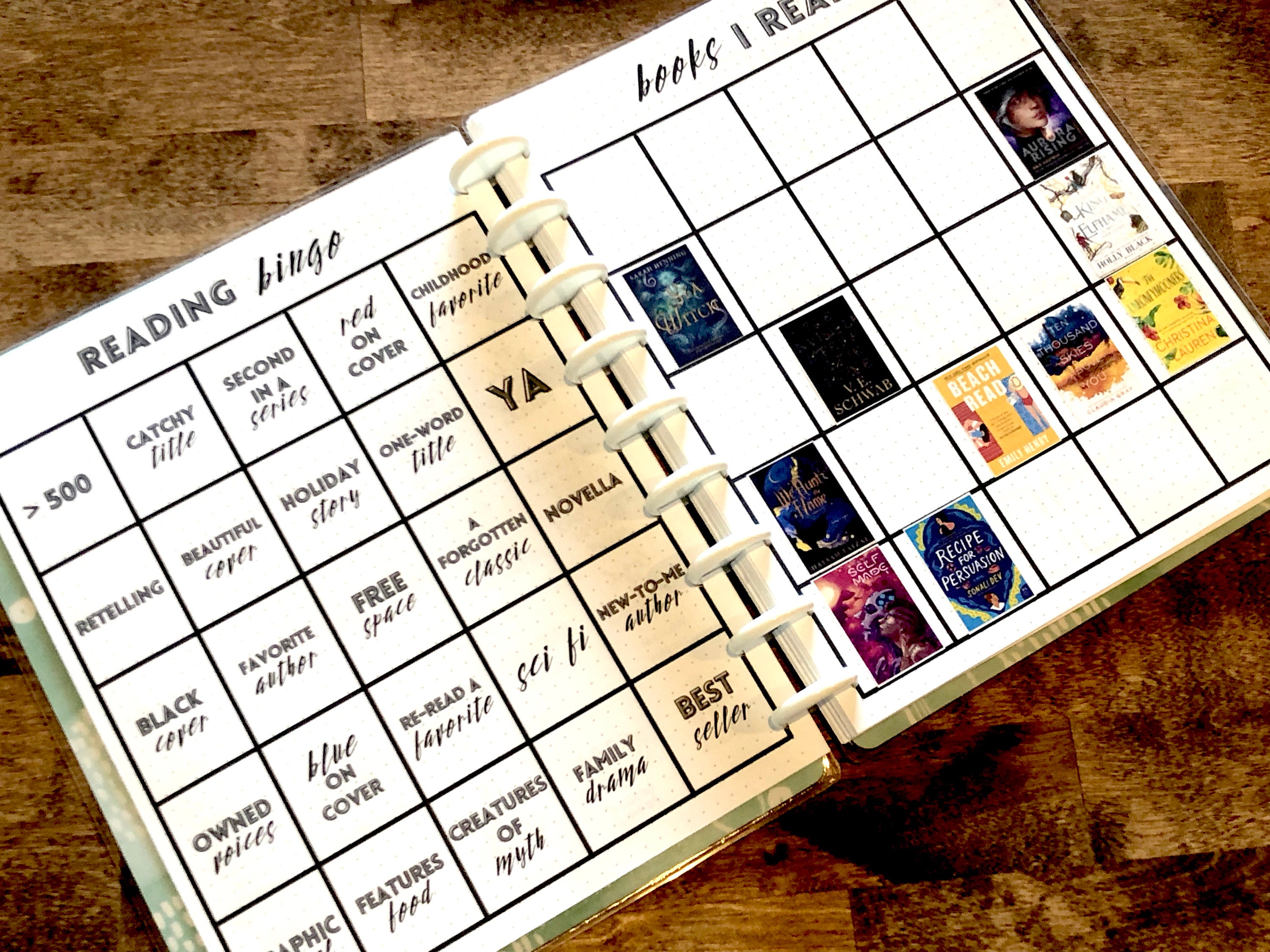 13 Pages Reading Planner Printable Reading Log Book Tracker - Etsy