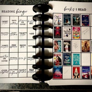 Book Bingo Boards- Reading Planner Printable Spreads- Book Journal ...