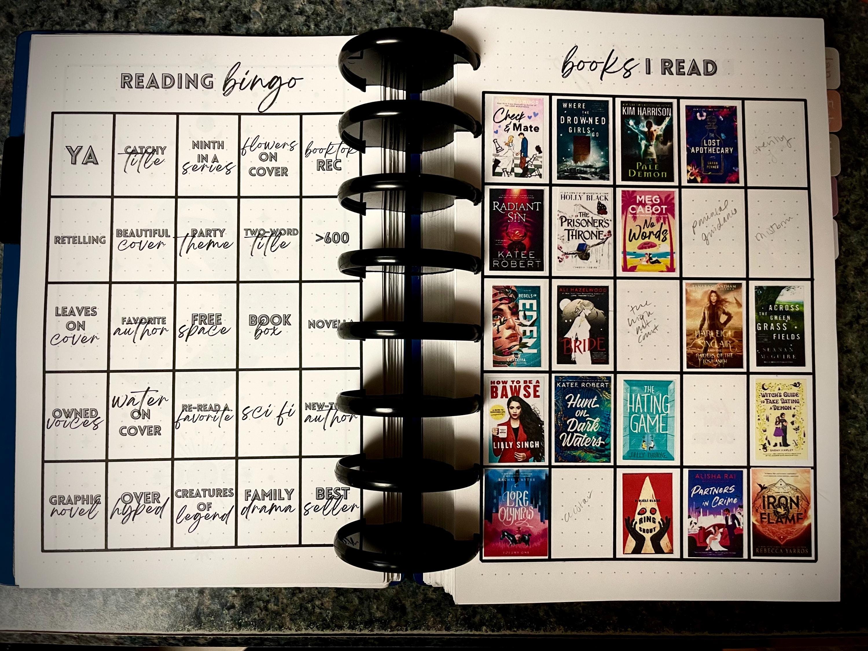 TBR Bingo Boards – Printable Reading Challenge (digital Download) - Etsy
