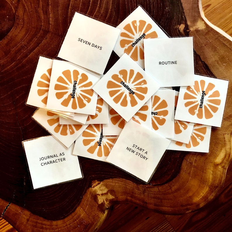 Printable Table Top Writing Game - Writing Game - Writing Challenge ...