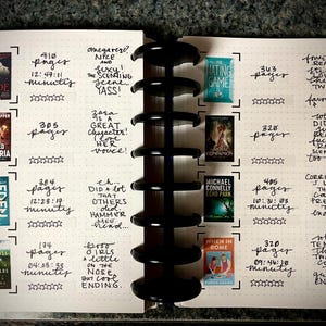 Monthly Reading Planner Printable- Reading Log- Book Tracker- Reading ...