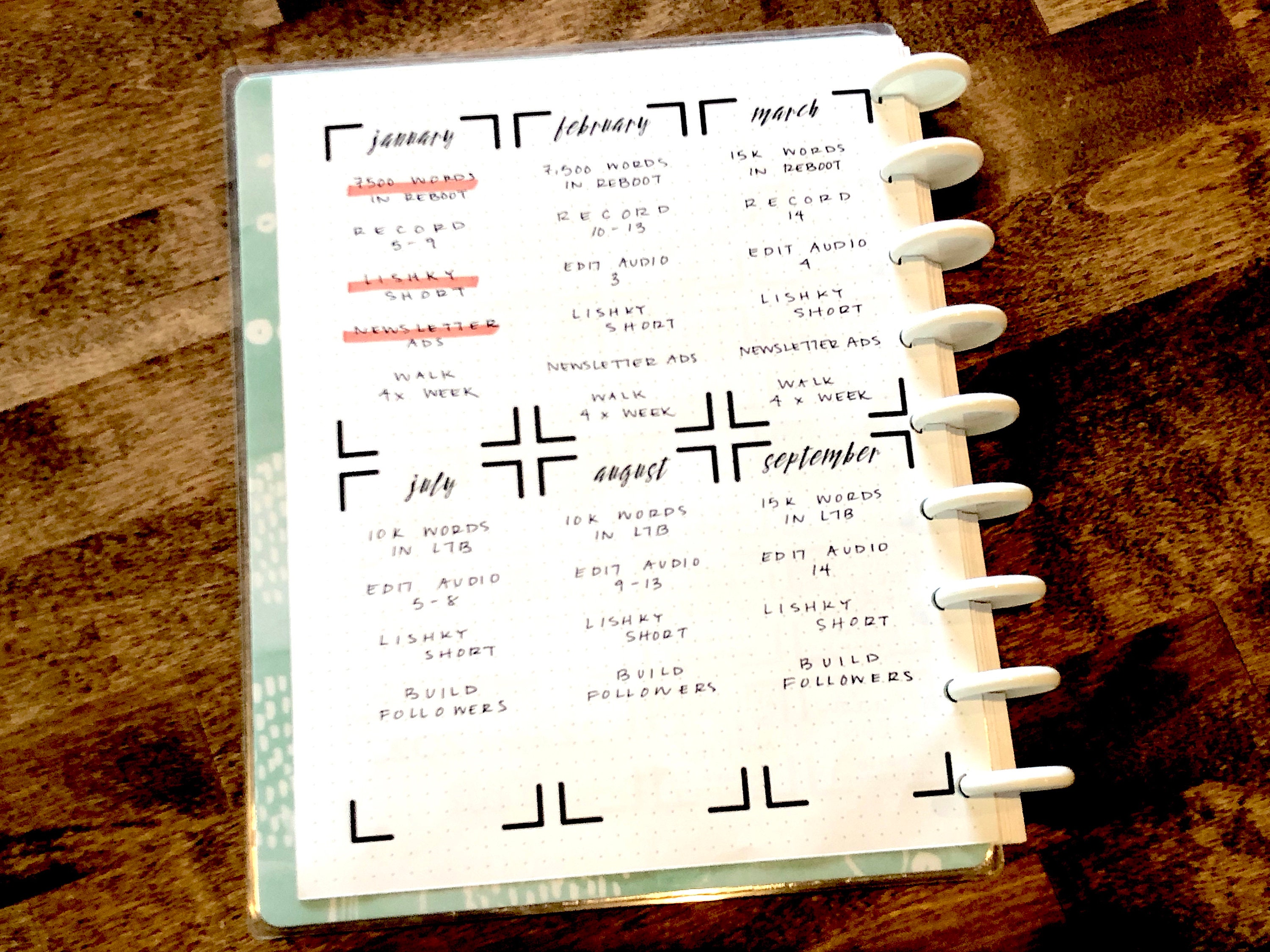 Writing Planner Printable – Sprint & Word Count Trackers (PDF Download ...