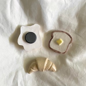 Ceramic Magnets Set of 3 snoopy / Miffy / Croissant - Etsy