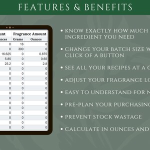 Ultimate Candle Calculator, Candle Recipe Tracking, Candle Spreadsheet ...