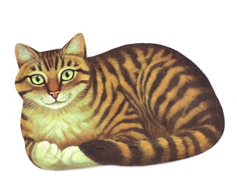 Tabby Cat Mouse Pad - Etsy