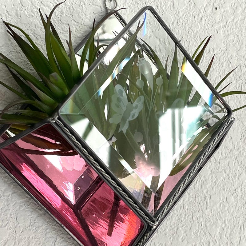 Glass Wall Pocket - Etsy