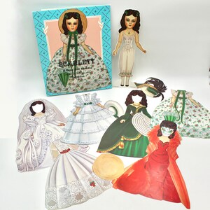 Vintage Madame Alexander Scarlett O'hara Paper Doll Gone With the Wind ...