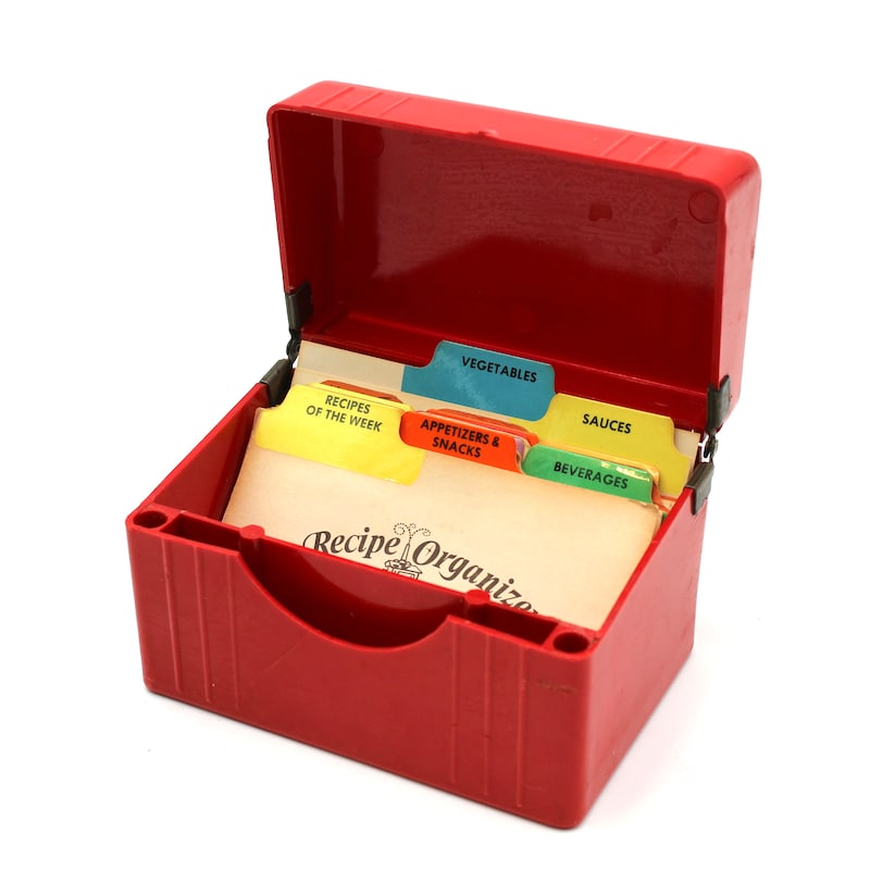 Recipe Box - Etsy