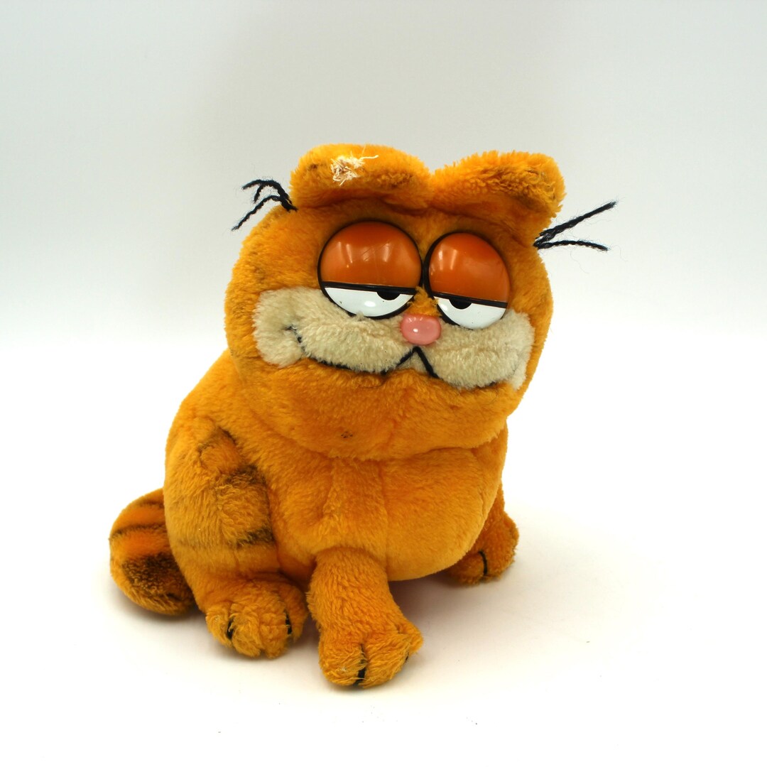 Large Vintage Garfield Plush - 1980s, Stuffed Animal, Original Design ...