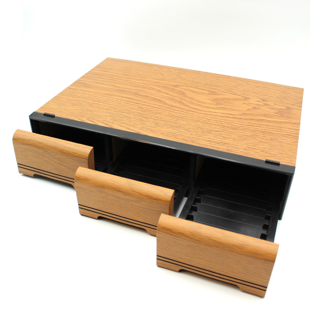 Vintage Cassette Tape Storage Case Holder, 1980s, 80s, Caddy, Desktop ...