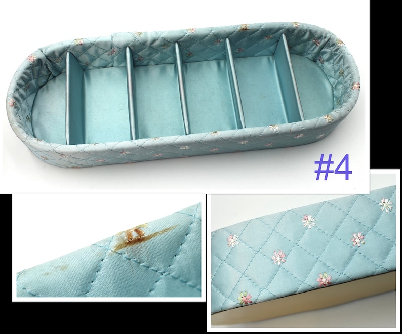 YOUR CHOICE! Vintage Satin Boxes - Quilted, Glove Box, Pink, Blue ...